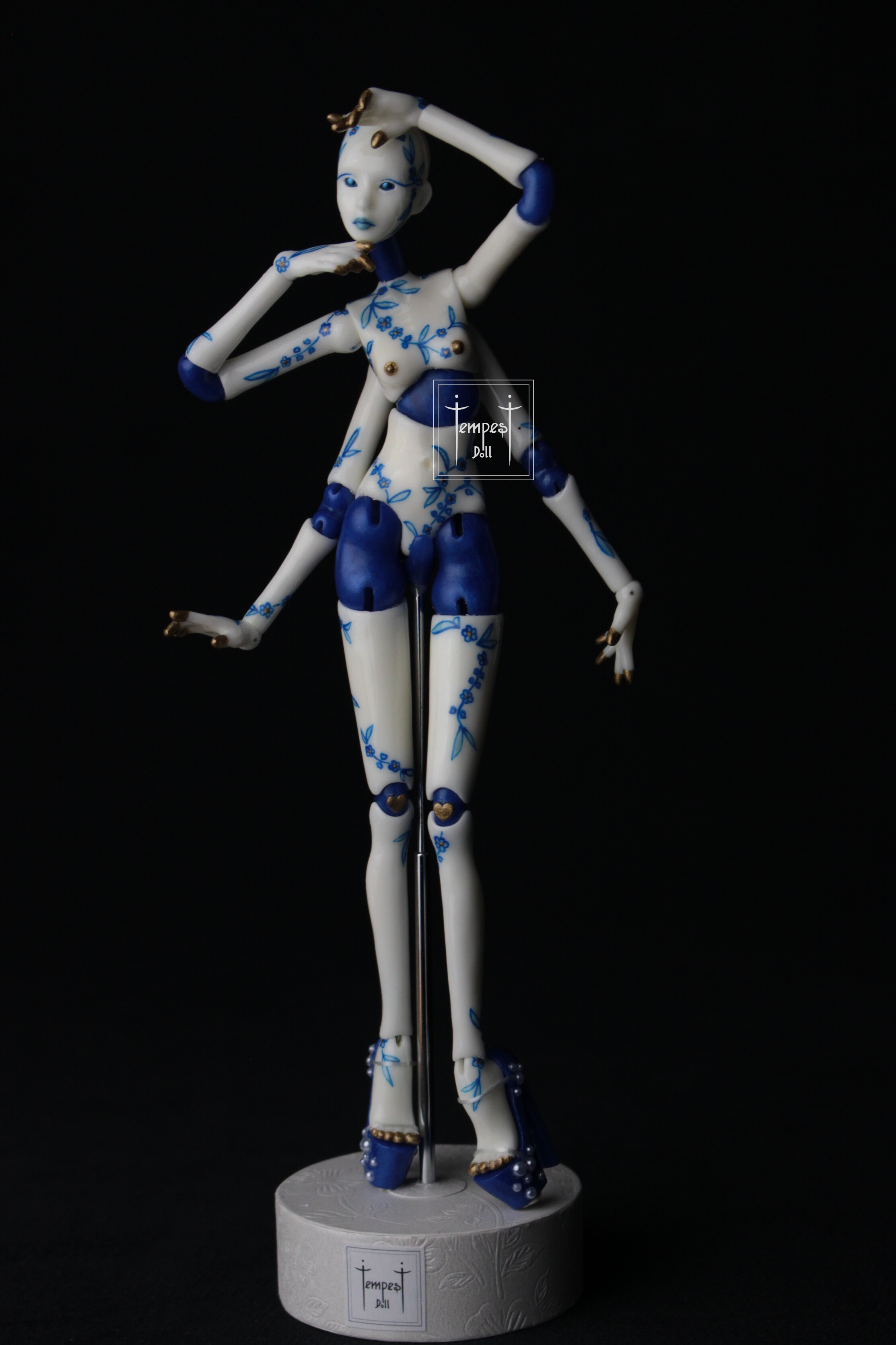 1/12 Scale Bjd Full Set, Tiny Bjd, Miniature Doll, Mini Bjd by Tempest ...