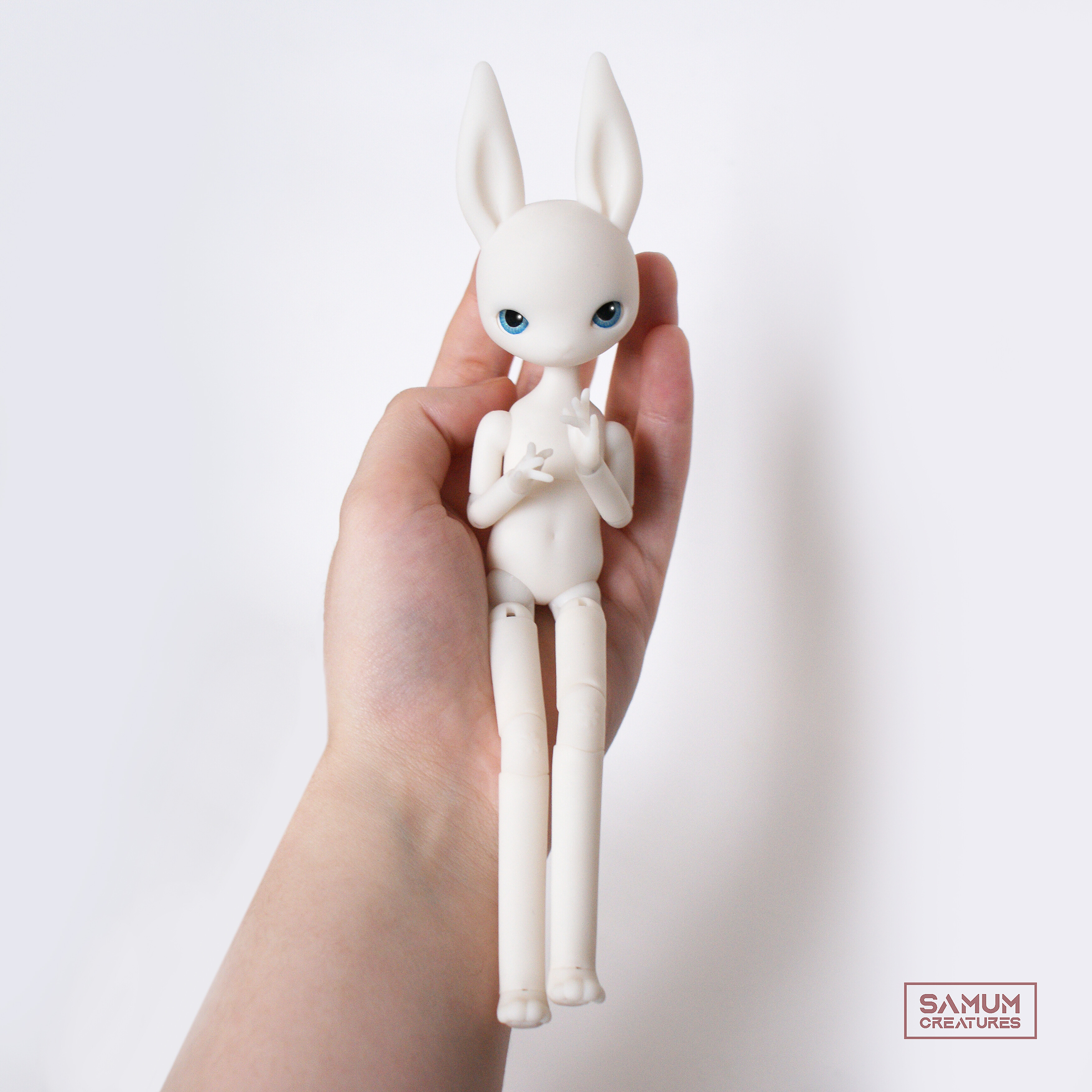 Blank Bjd Art Doll (+ Pair Of Eyes) Bunny Rabbit White by ...